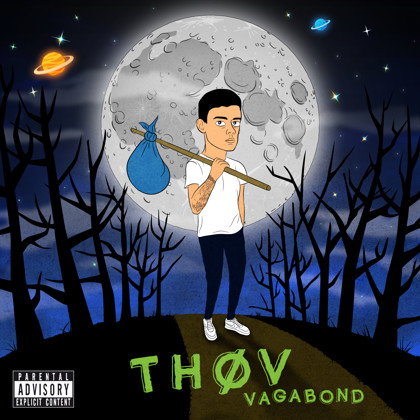 Illustration cover musique rap - Graphiste à Rennes